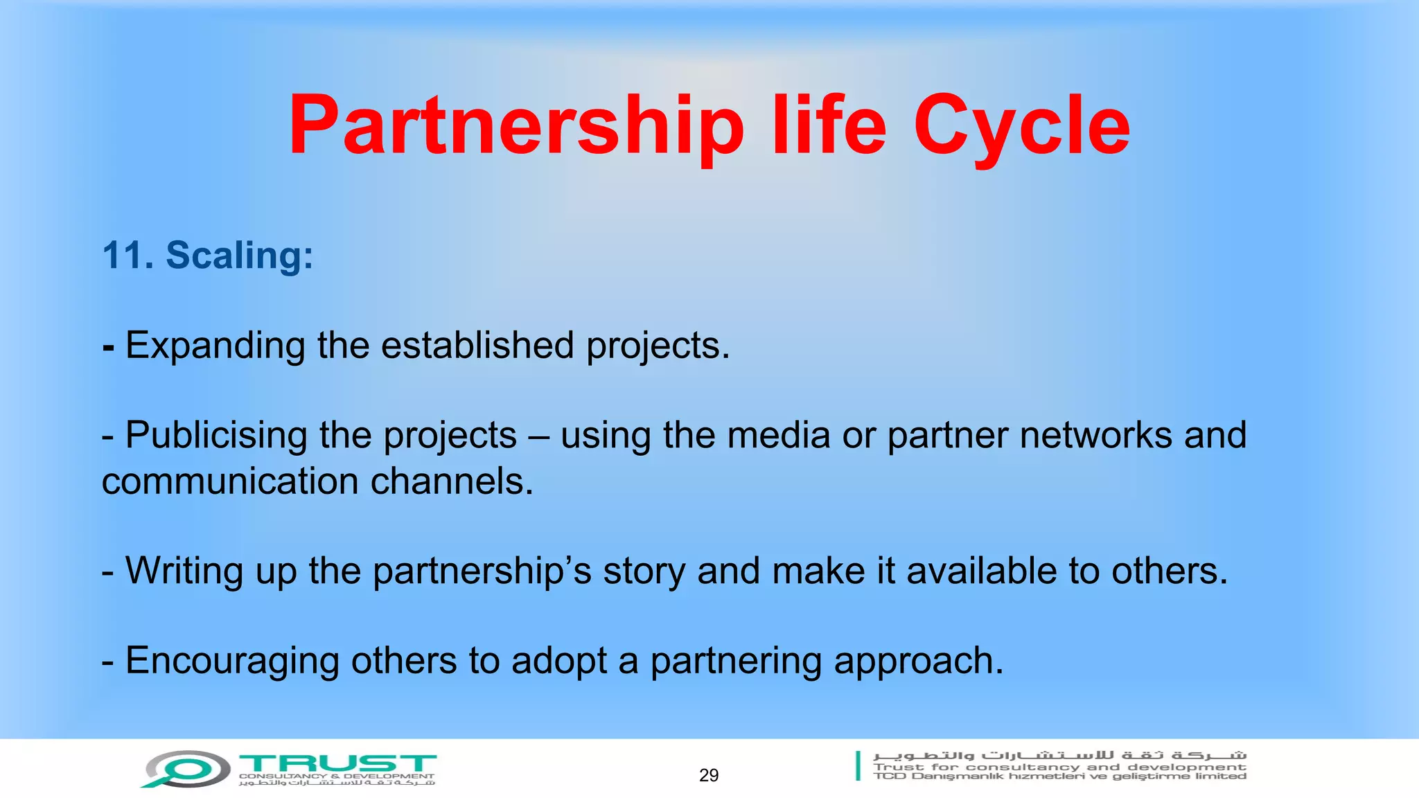Partnerships and capacity building | PDF