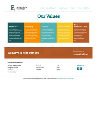 Partnerships for Impact Core Values for Inclusive Development | PDF