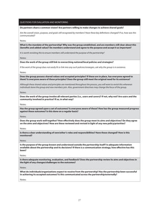 Partnerships frameworks for working together | PDF