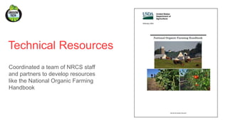 Partnerships to support conservation with organic producers | PPT