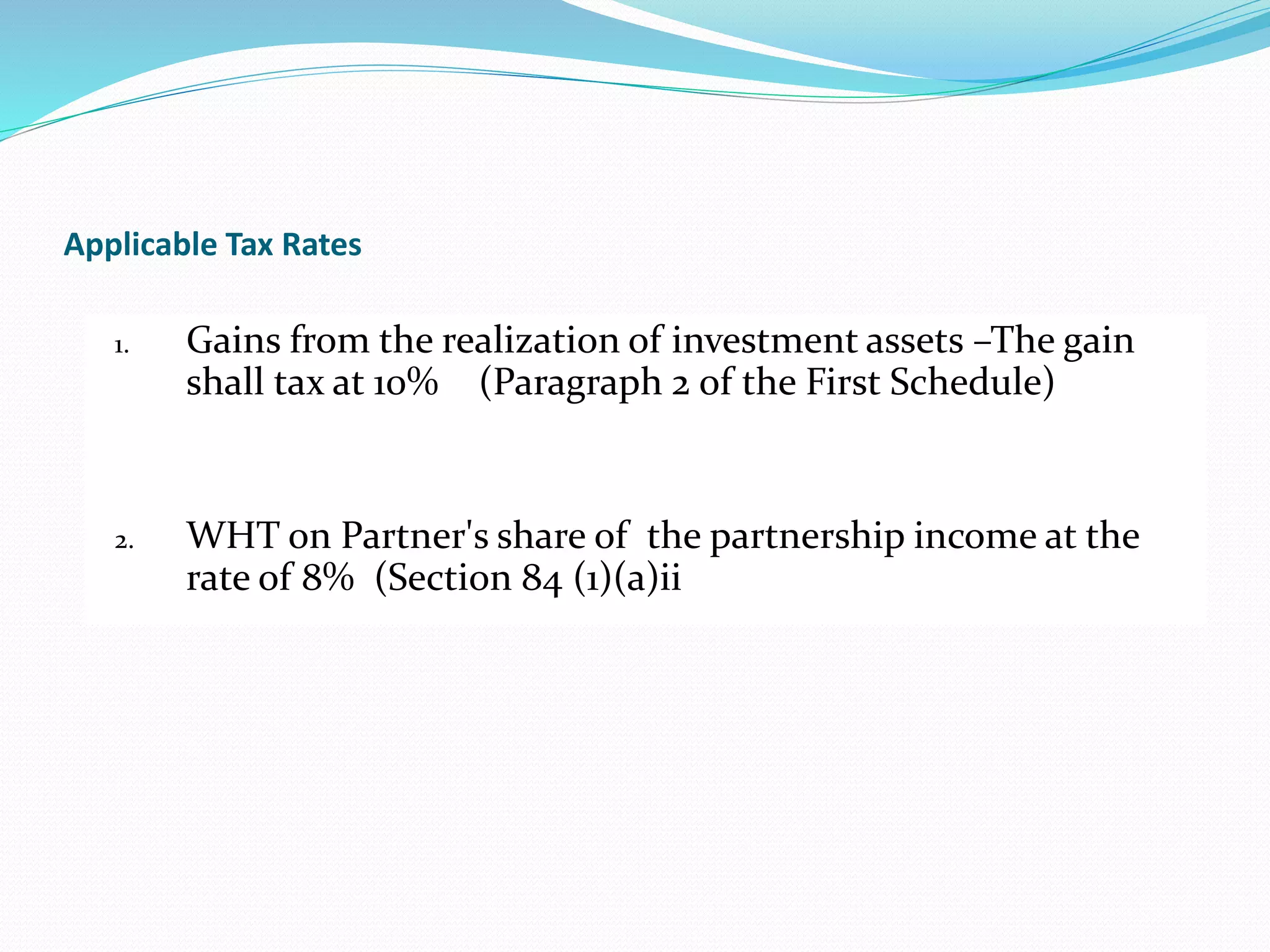 Partnership Taxation-Sri Lanka Tax Law | PPTX