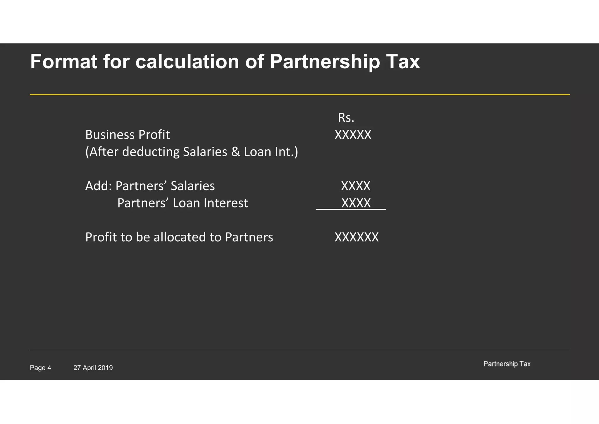 Partnership Taxation Sri Lanka | PDF
