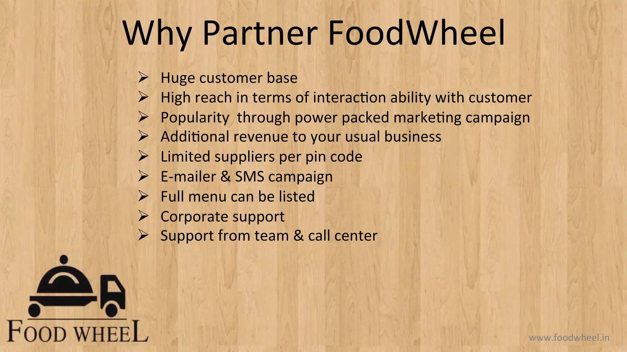 Food Wheel - A brand new and innovative wheeled food cart. | PDF