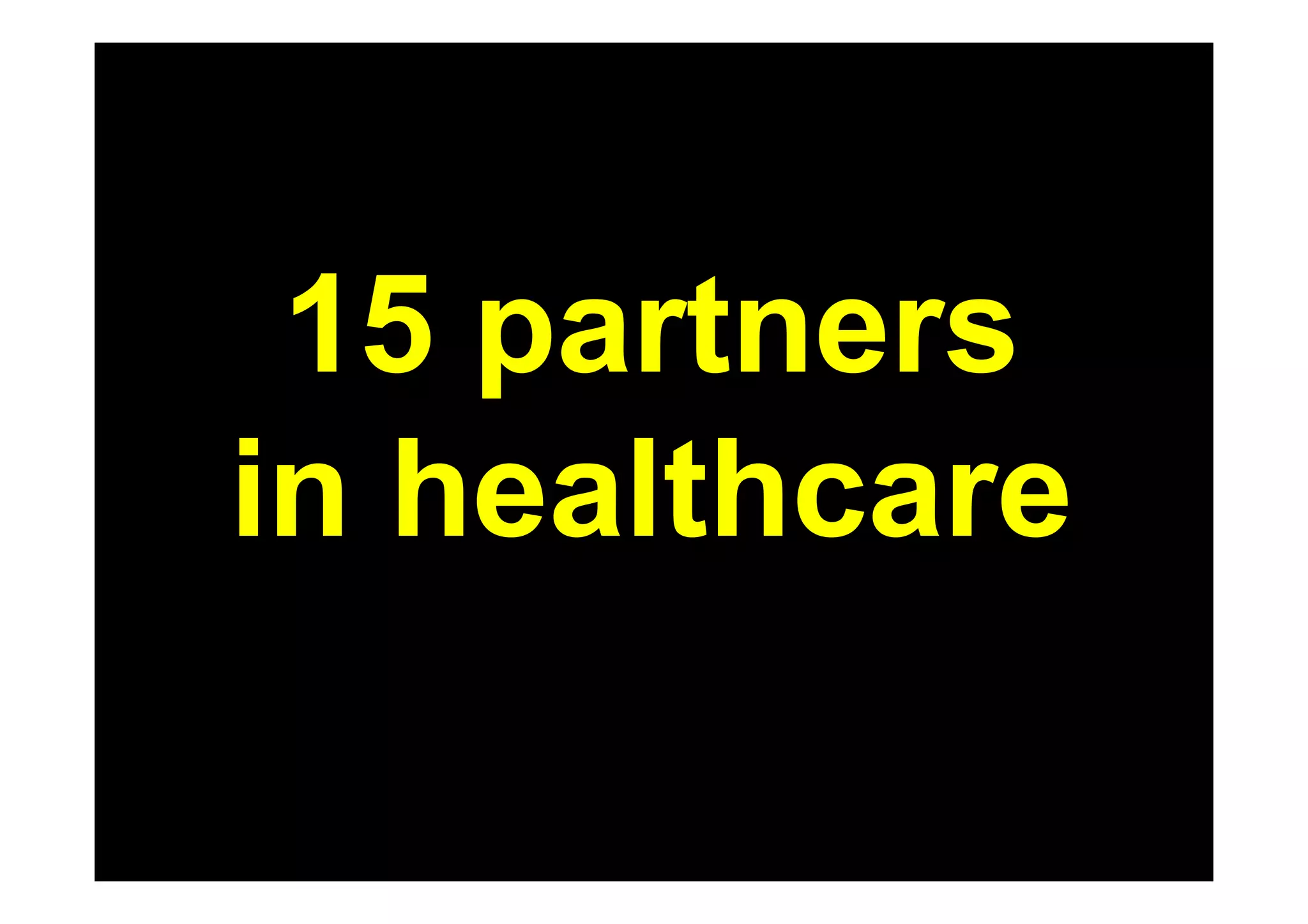 Partners in healthcare | PDF