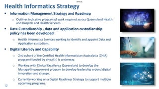 Partners in Technology - eHealth Queensland ICT Investment Priorities ...