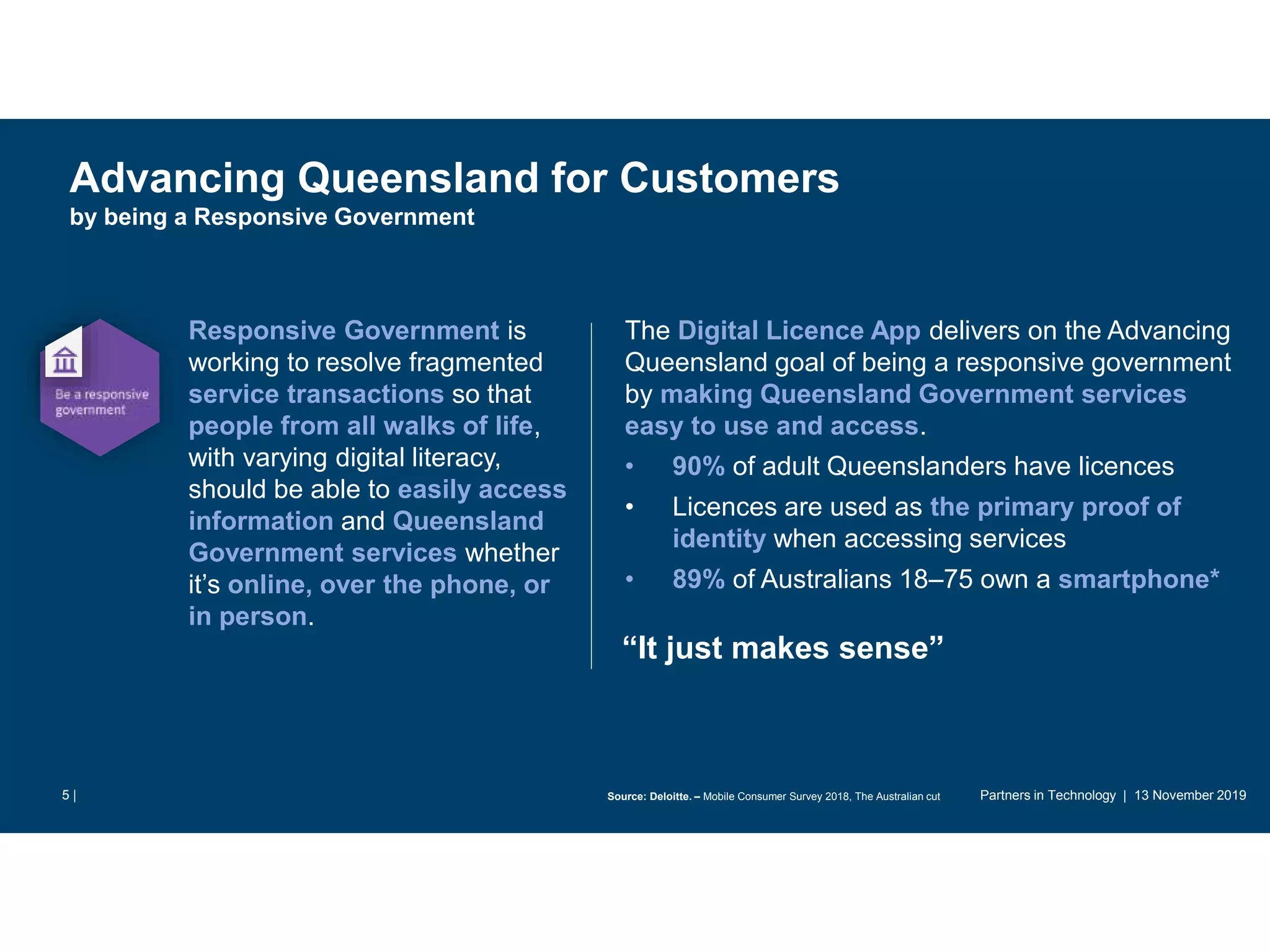 Partners in Technology - the Queensland digital licence | PPTX