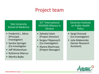 Expanding Medication Assisted Therapy in Ukraine | PPT