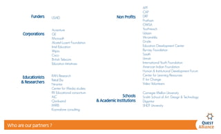 QUEST Alliance Overview of work | PPT