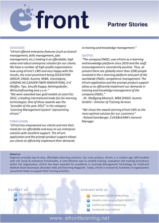 Partner stories clickandlearn | PDF