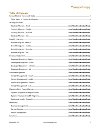 Partner Strategy Framework E Book Pdf