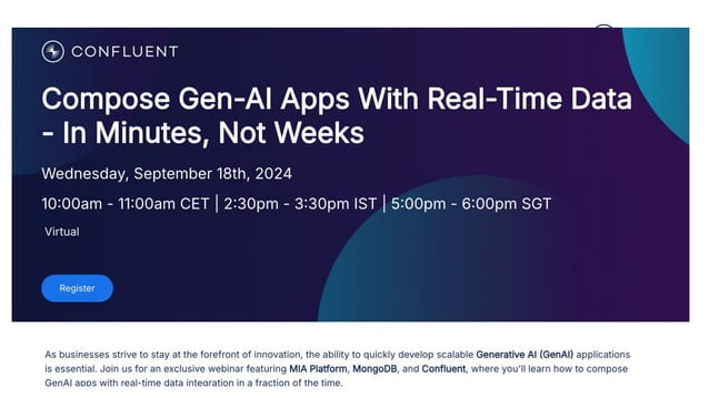 Building Real-Time Gen AI Applications with SingleStore and Confluent | PDF | Cloud Computing ...