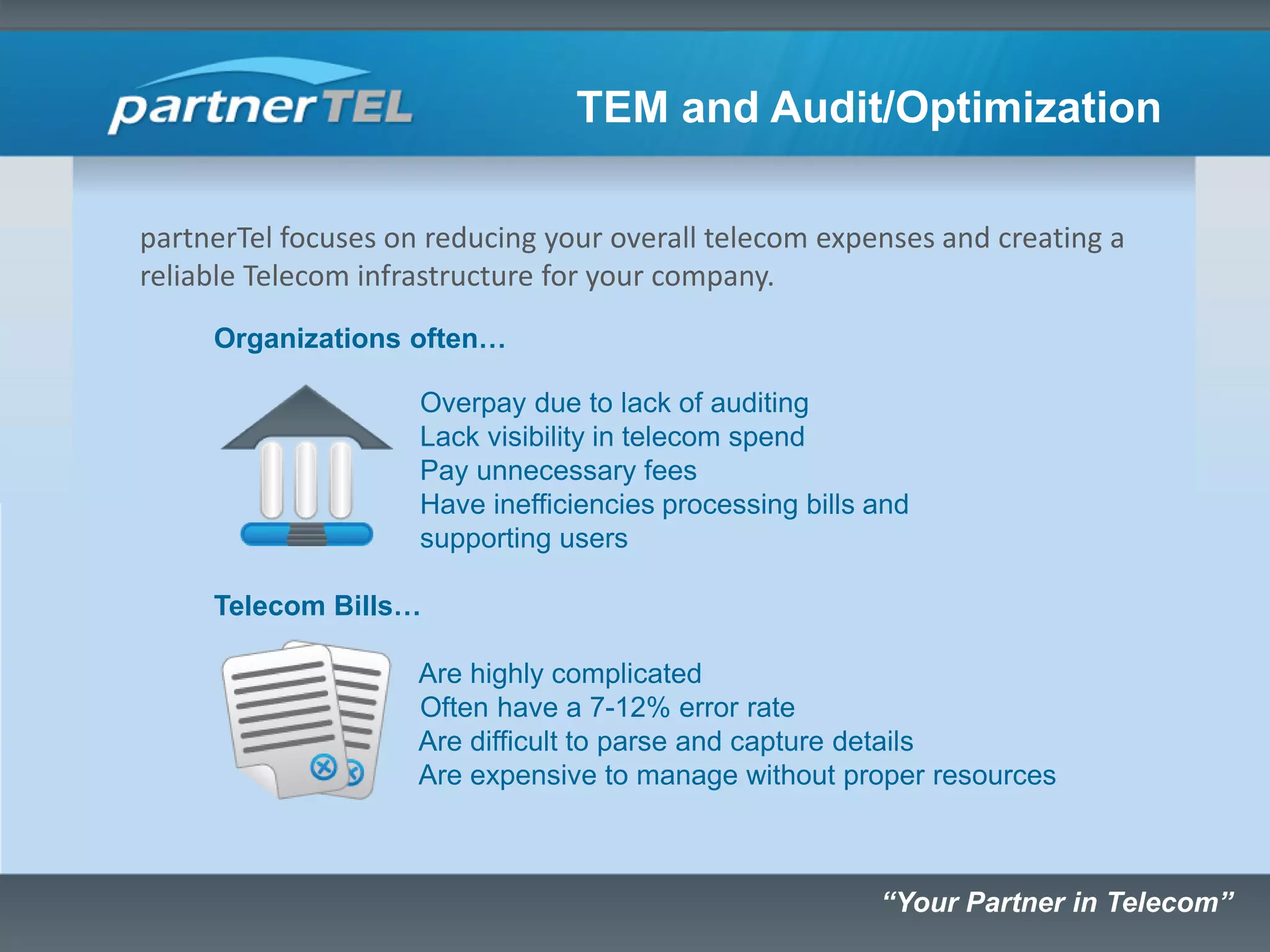 PartnerTEL TEM Services | PPT