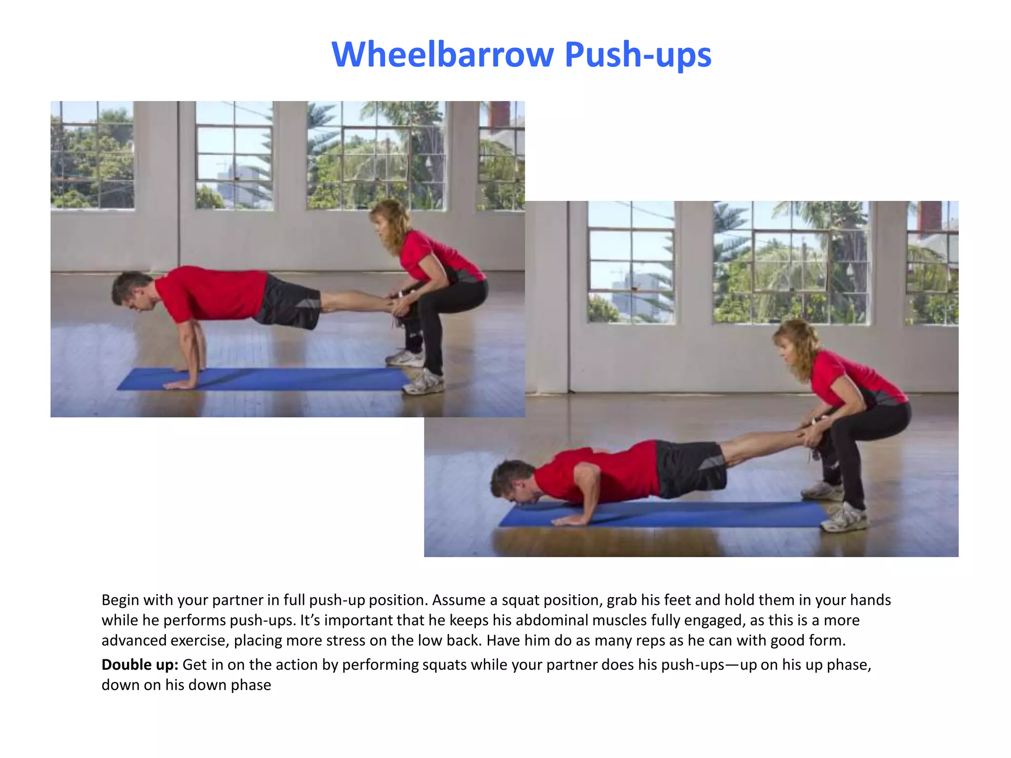 Partner up exercises | PPTX