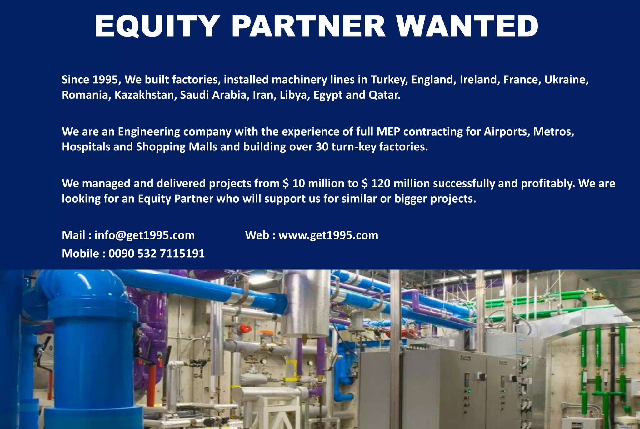 Equity Partner Wanted | PPT