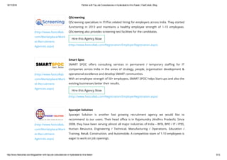 job consultancies in Hyderabad - fastcollab | PDF