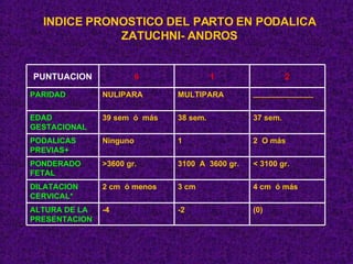 Parto Podalico | PPT