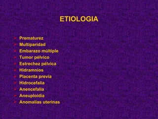 Parto Podalico | PPT
