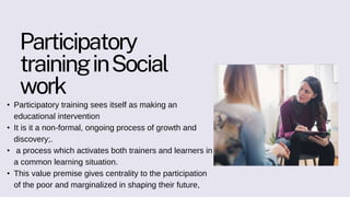 Participatory training in SW by shahla.pptx