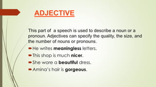 Part of speech | PPTX