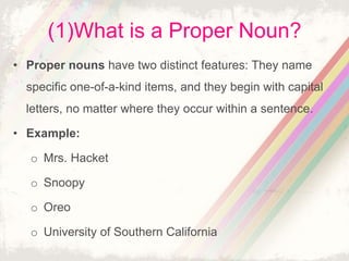 Part of speech- noun | PPTX