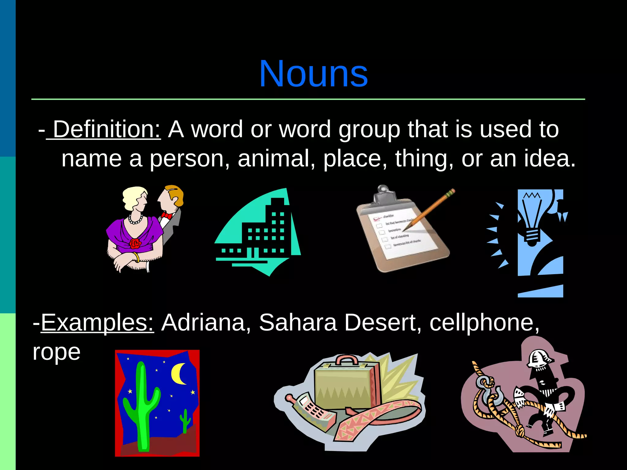 Part of speech 6th grade | PPT