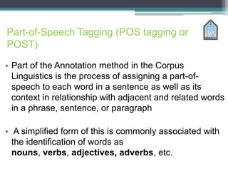 Part of speech tagging for Arabic | PPT