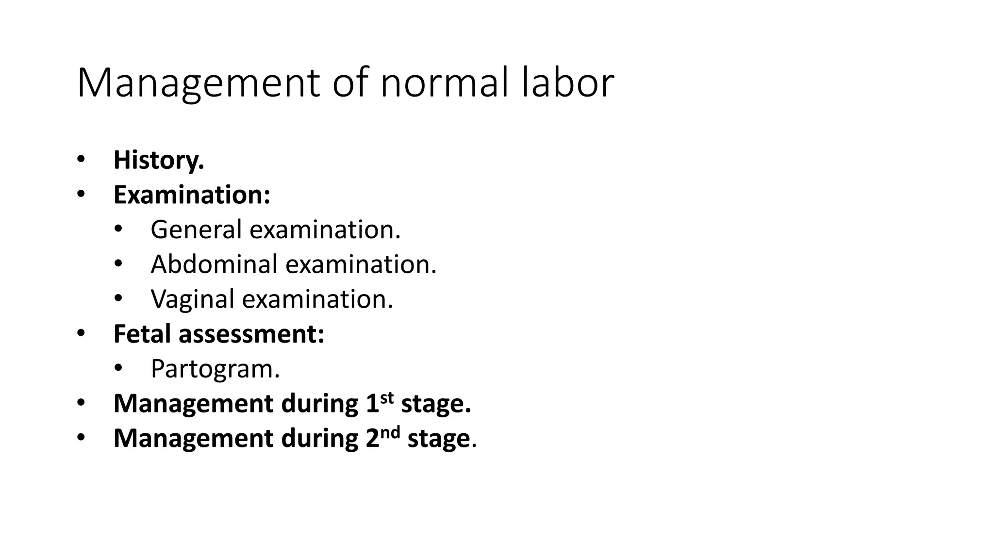 Partogram and management of 1st and 2nd stages of labor | PPTX