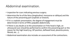 Partogram and management of 1st and 2nd stages of labor | PPTX