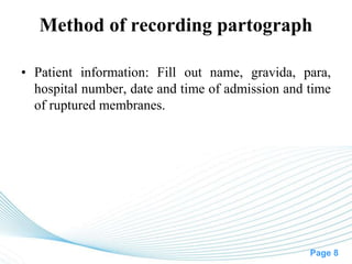 Partograph | PPTX