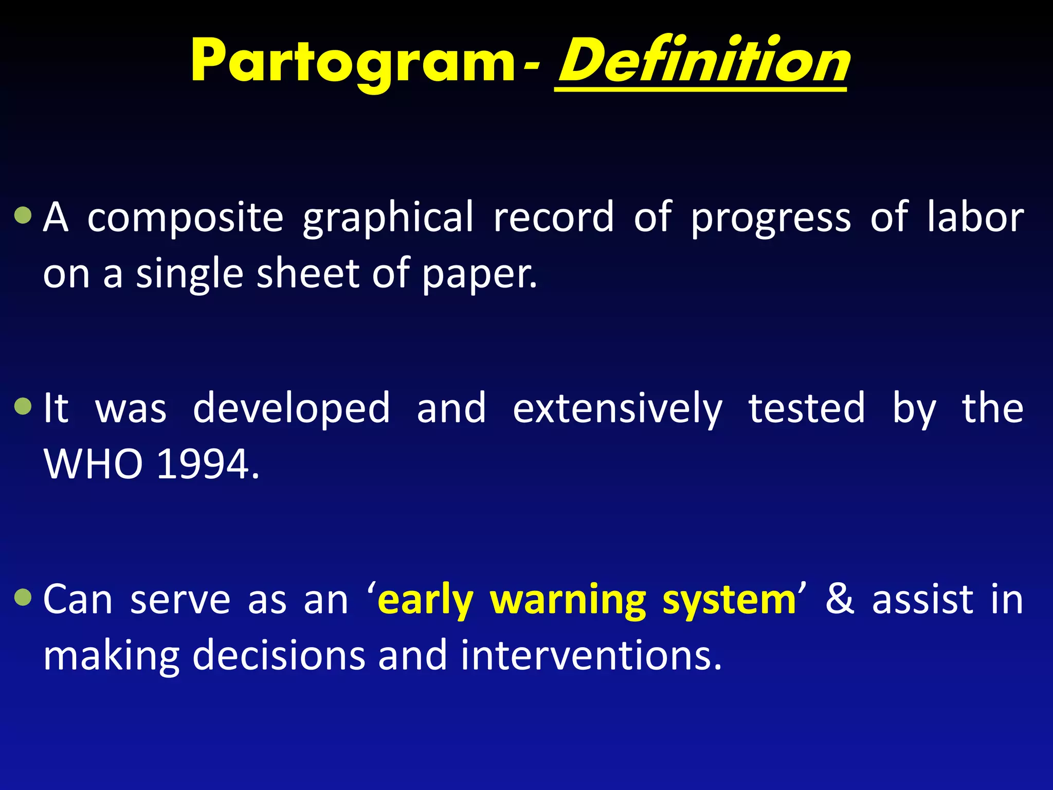 Partograph | PDF