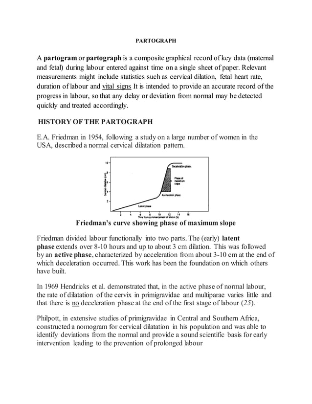 Partograph | DOCX | Pregnancy | Reproductive Health