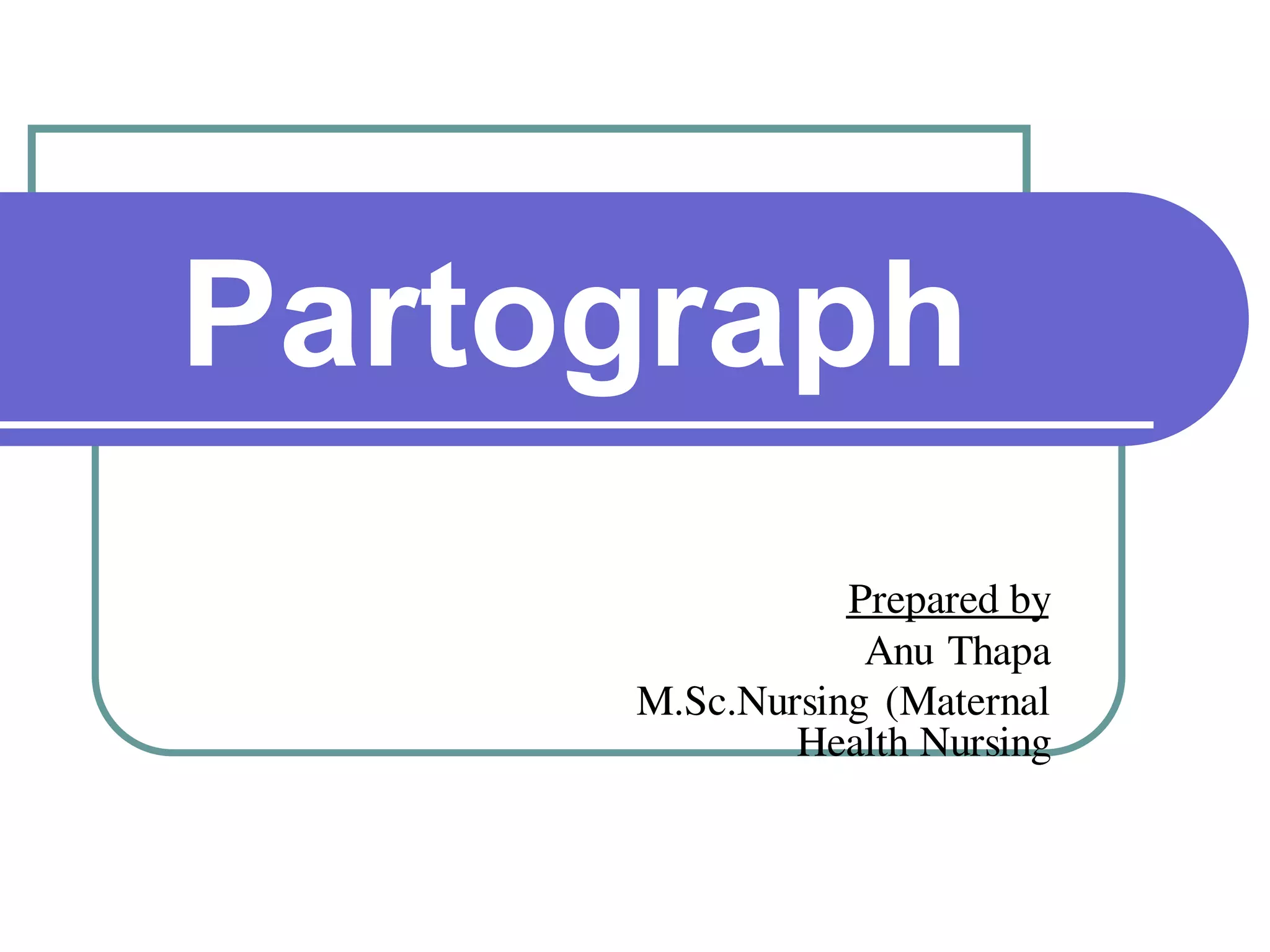 Partograph | PDF