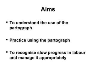 Partograph dr sunita | PPT