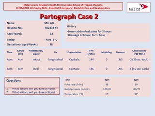 Partograph exercises | PPT