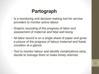 PARTOGRAPH FOR BEGINEERS | PPTX