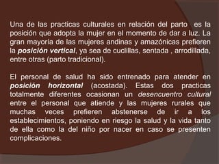 Parto horizontal y vertical | PPT
