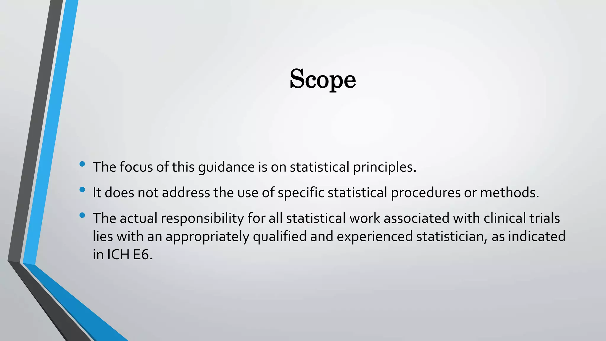Part One E9 statistical principles for clinical trials | PPTX ...