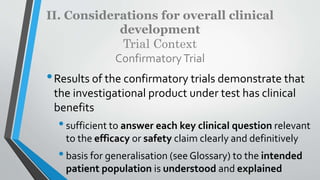 Part One E9 statistical principles for clinical trials | PPTX