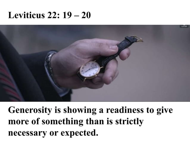 Living Generously Part One | PPTX