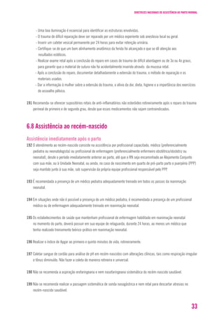 PARTO NORMAL: Diretrizes nacionais de assistência - Ministério da Saúde ...