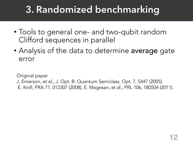 Overview of Qiskit Ignis - Struggle with errors - | PPT