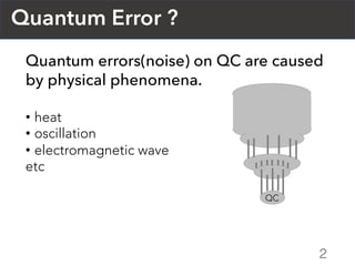 Overview of Qiskit Ignis - Struggle with errors - | PPT