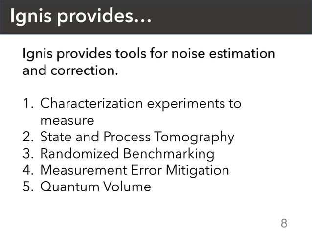 Overview of Qiskit Ignis - Struggle with errors - | PPT
