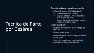 Parto por cesárea e histerectomía periparto.pptx