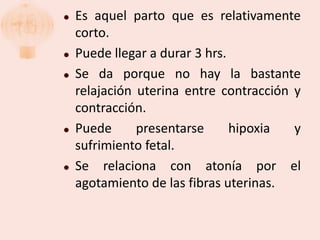 Parto Y Nacimiento Pos Termino Y Parto Precipitado | PPTX