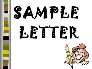 Parts of a letter | PPT