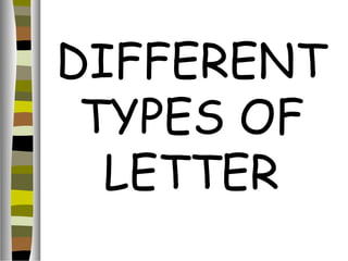 Parts of a letter | PPT