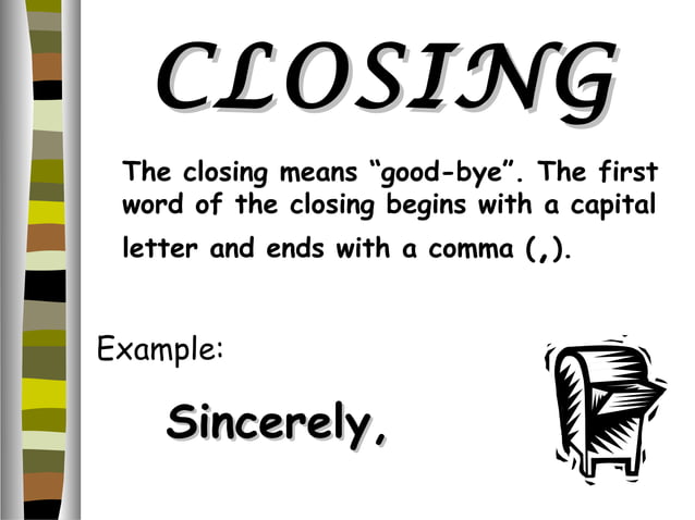 Parts of a letter | PPT