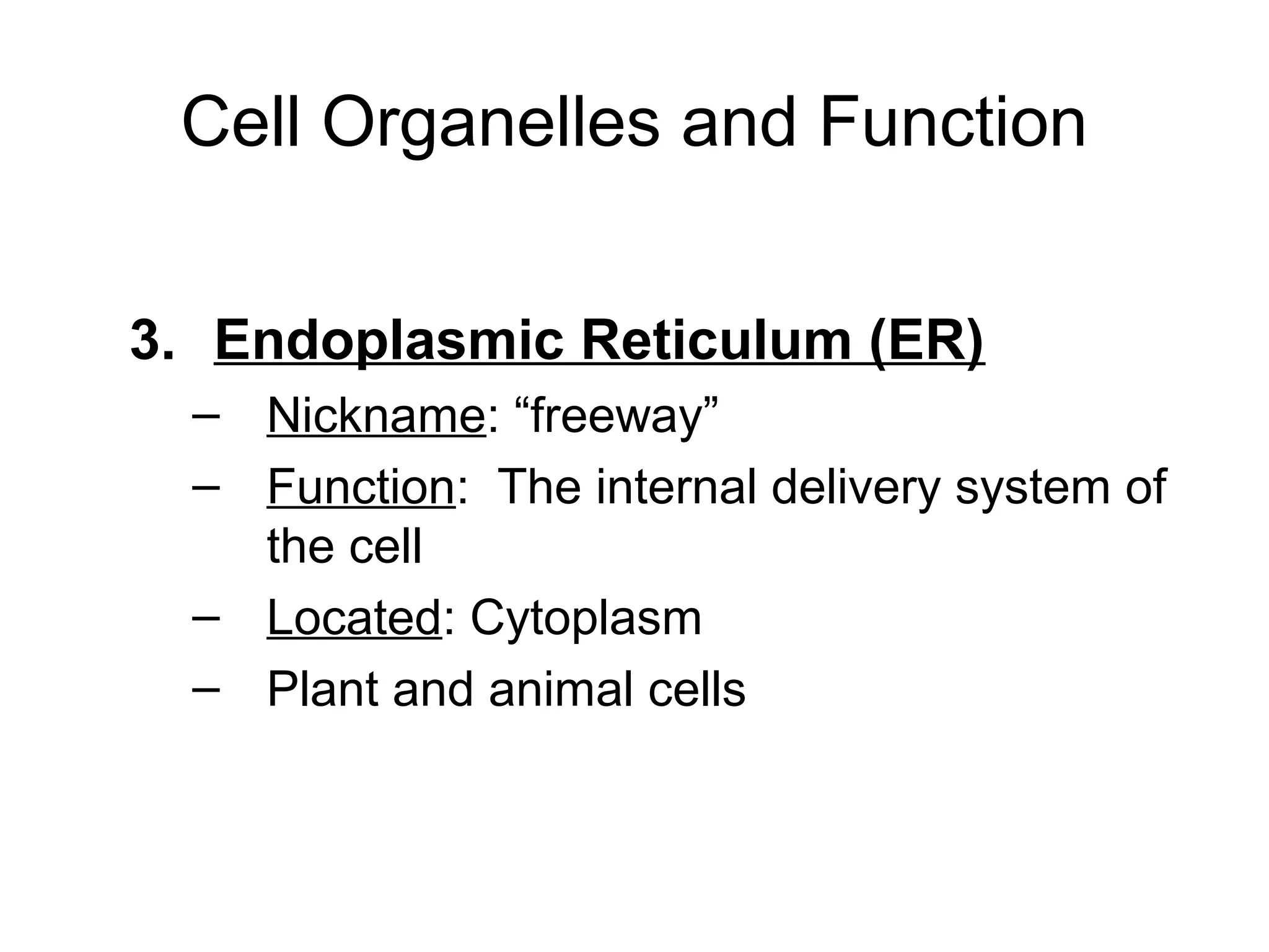 Parts of the Cell | PPT