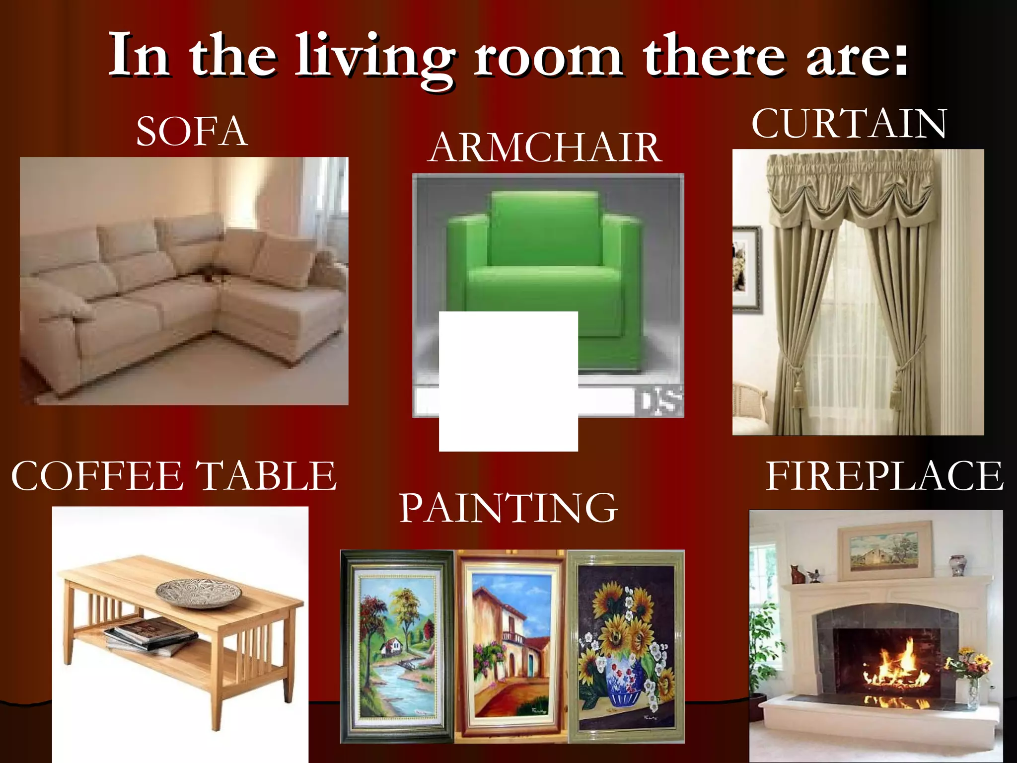 Parts Of Houses And Furniture | PPT